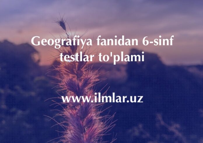 5-sinf botanika biologiya fanidan testlar. Biologiyadan 1-2-3-4 chorak test