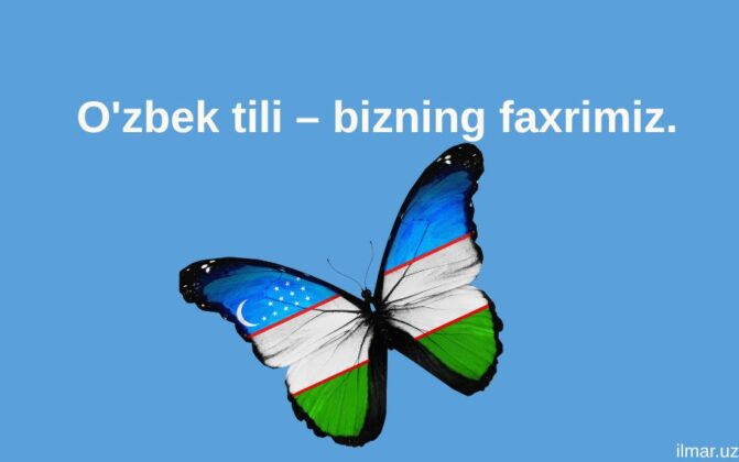 O‘zbek tili – milliy qadriyat va ma’naviyat timsoli haqida insho.